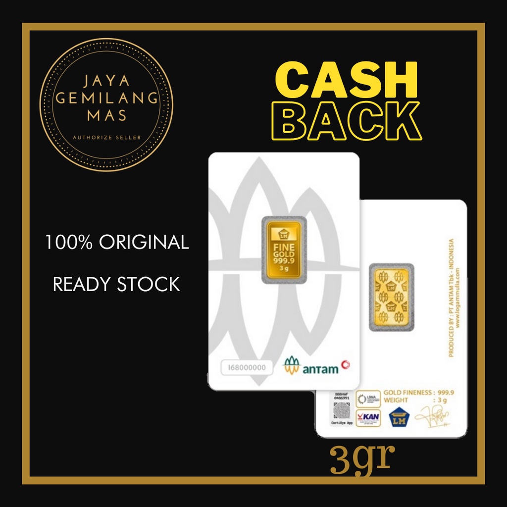 Jual Antam 3 Gram RedMark | Shopee Indonesia