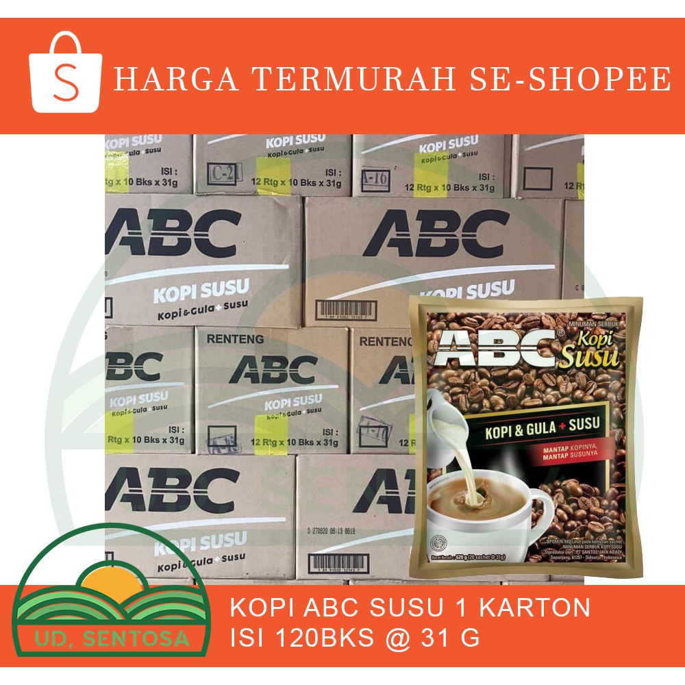 Jual KOPI ABC SUSU KARTON 12RTG @ 31G | Shopee Indonesia