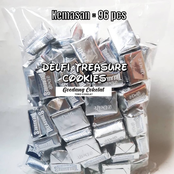 Jual Coklat Delfi Treasures Almond Cookies 1KG (96PCS) | Shopee Indonesia