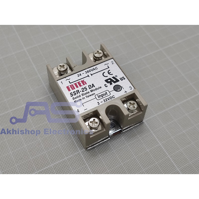 Jual FOTEK Single Phase Solid State Relay SSR 25DA 40DA 60DA 80DA | Shopee Indonesia