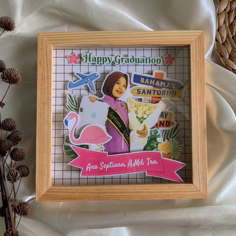 Jual KADO HADIAH UNIK POP UP FRAME Uk. 22x22 cm | holabuket | Shopee ...