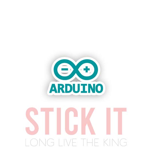 Jual Stiker sablon setrika DTF kaos baju sticker vinyl arduino 7 ...