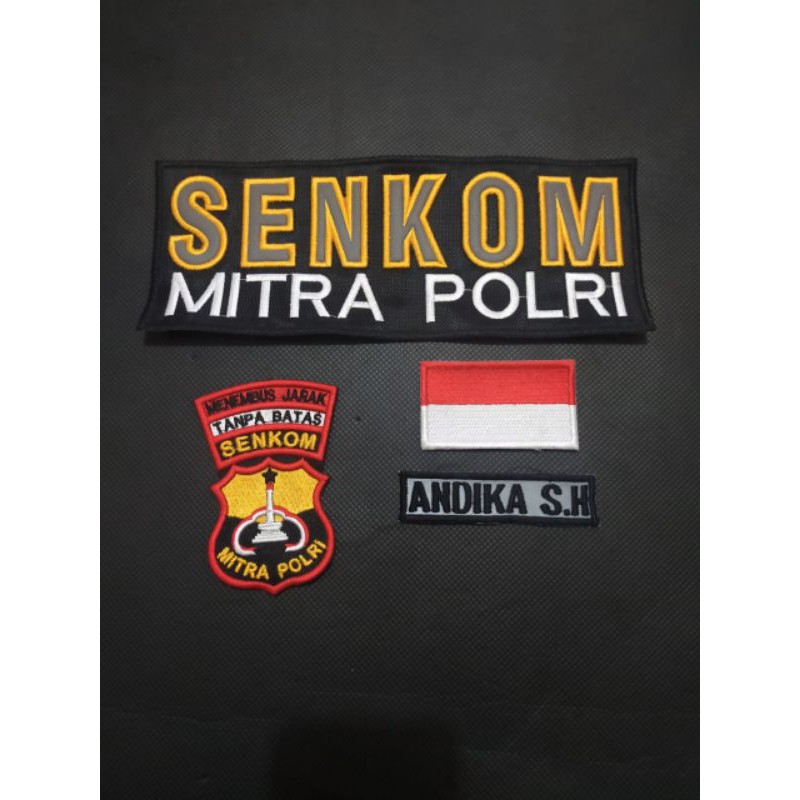 Jual LOGO BORDIR JAKET/ROMPI SENKOM GRATIS NAMA | Shopee Indonesia
