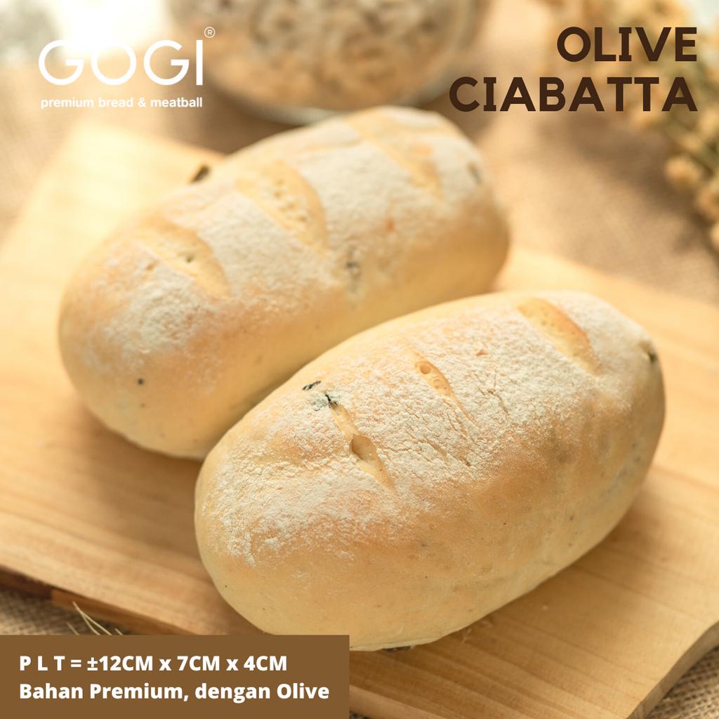 Jual Ciabatta Bread isi 2 Pcs Roti Ciabatta Pitted Olive Bread 2 Pcs ...