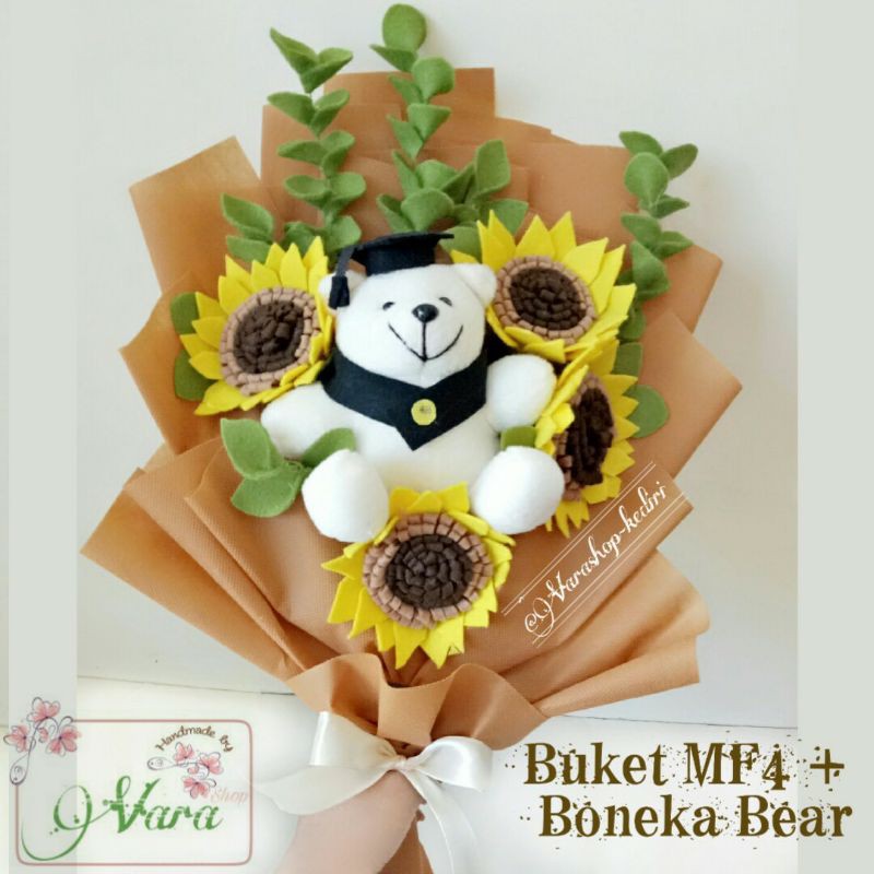 Jual Buket Boneka bunga matahari / buket boneka / buket bunga flanel ...