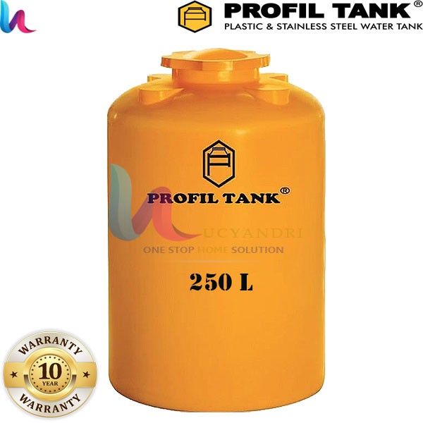 Jual Tangki Air Plastik Profil Tank TDA 250L, Tandon Air, Toren Air ...