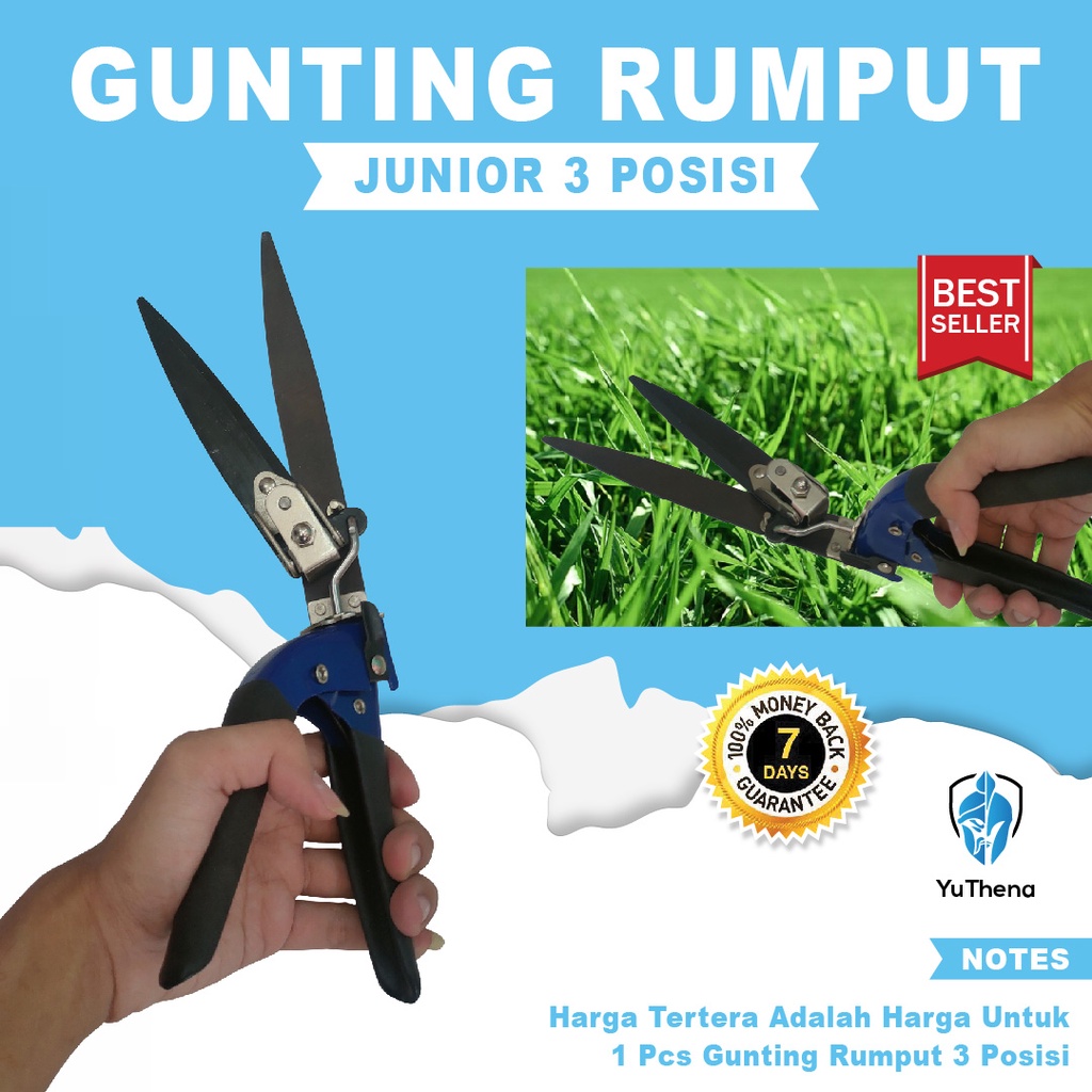 Jual Gunting Rumput Besar 3 Posisi Gunting Tanaman Hias Gunting Bonsai ...