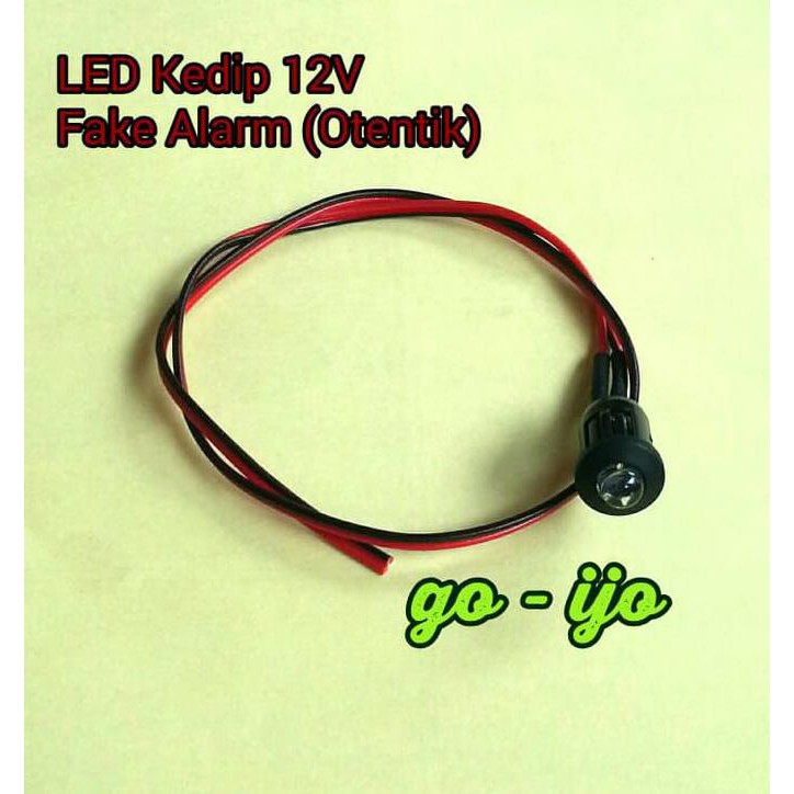 Jual Lampu-C754M636- Lampu Led Indikator Alarm Kedip (Cover Hitam ...