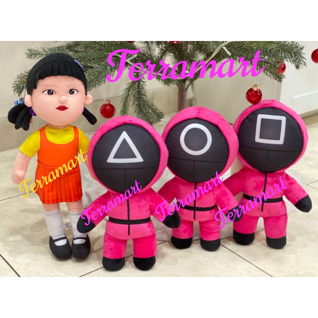 Jual Boneka Plush Squid Game Korean Unofficial Viral - SNI | Shopee ...