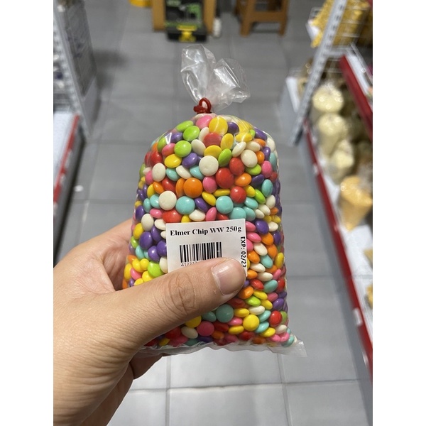 Jual Elmer Chip Warna Warni 250gram chocochip choco chip | Shopee Indonesia