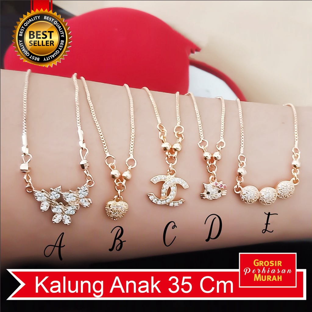 Jual Kalung Xuping Kalung Anak Karakter Elegnt Mewah Lapis Emas Gold ...