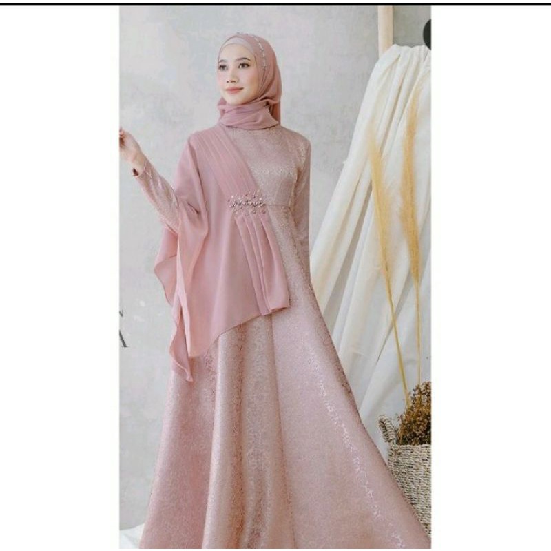 Jual gaun lebaran terbaru gaun wisuda longdress duyung gaun bumil gaun ...