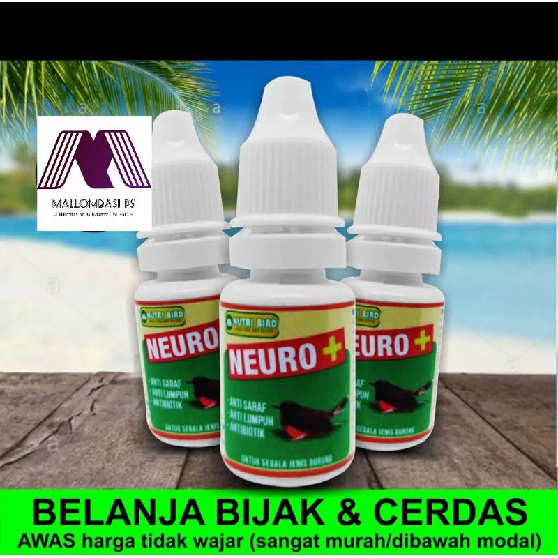 Jual NEURO+ NEURO PLUS NUTRIBIRD OBAT LUMPUH SARAF BURUNG | Shopee ...