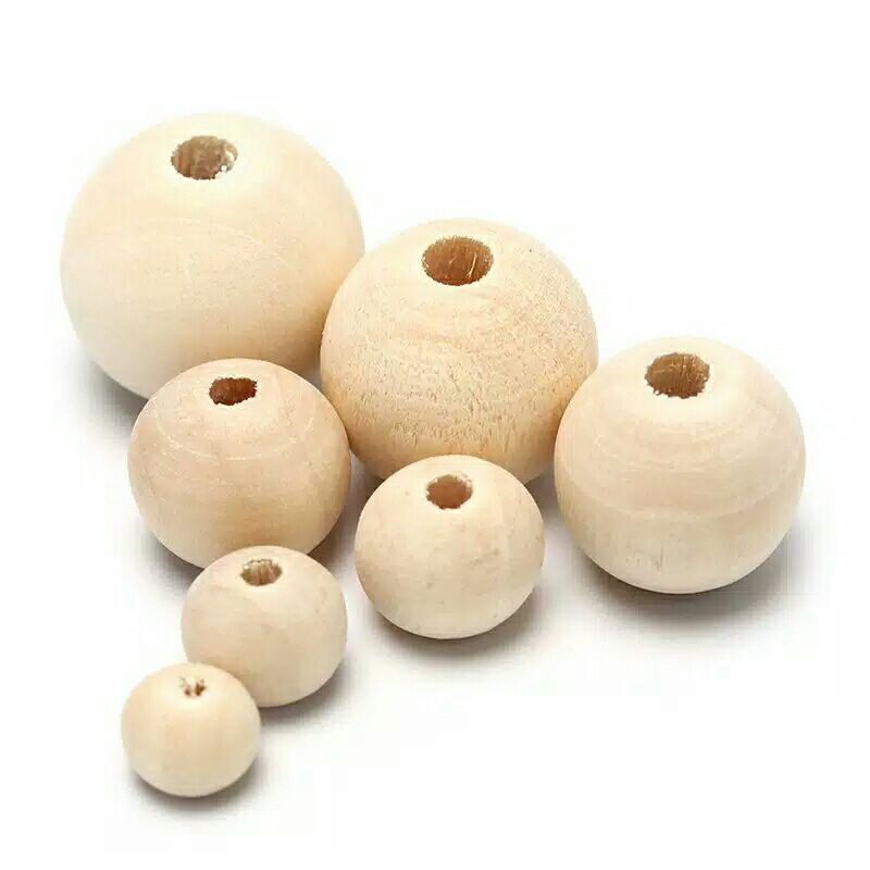 Jual Manik Kayu Bulat Mentahan 2 cm | Shopee Indonesia