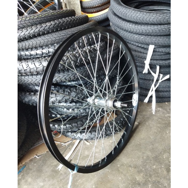 Jual velg wheelset sepeda 20 x 150 / 20 x 175 / 2125 / 3.0 alloy hitam ...