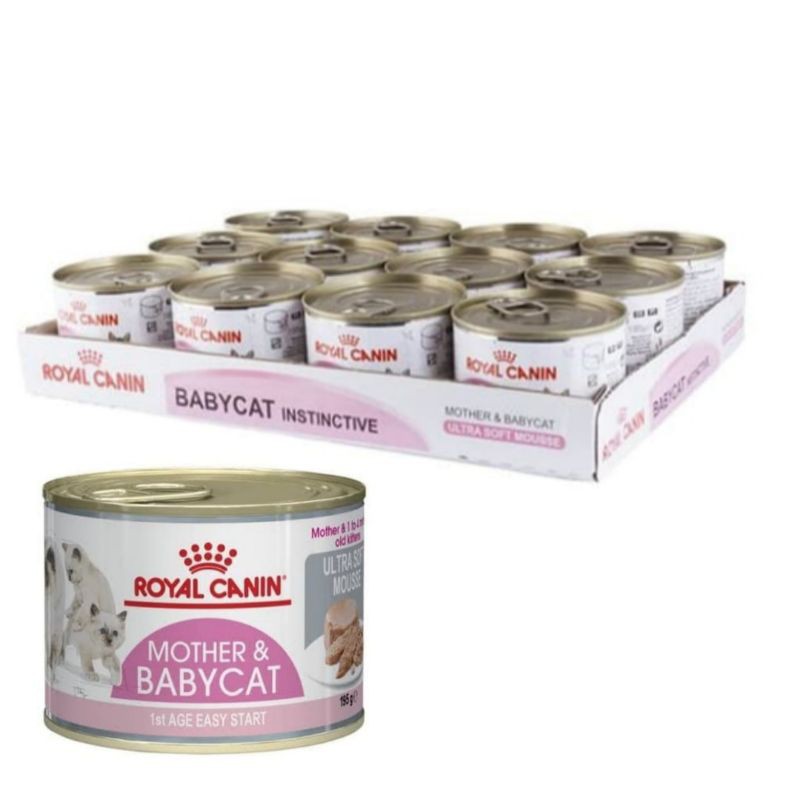 Jual Royal Canin Mother and Baby Cat Kaleng 195g 1 Tray (isi 12pcs ...