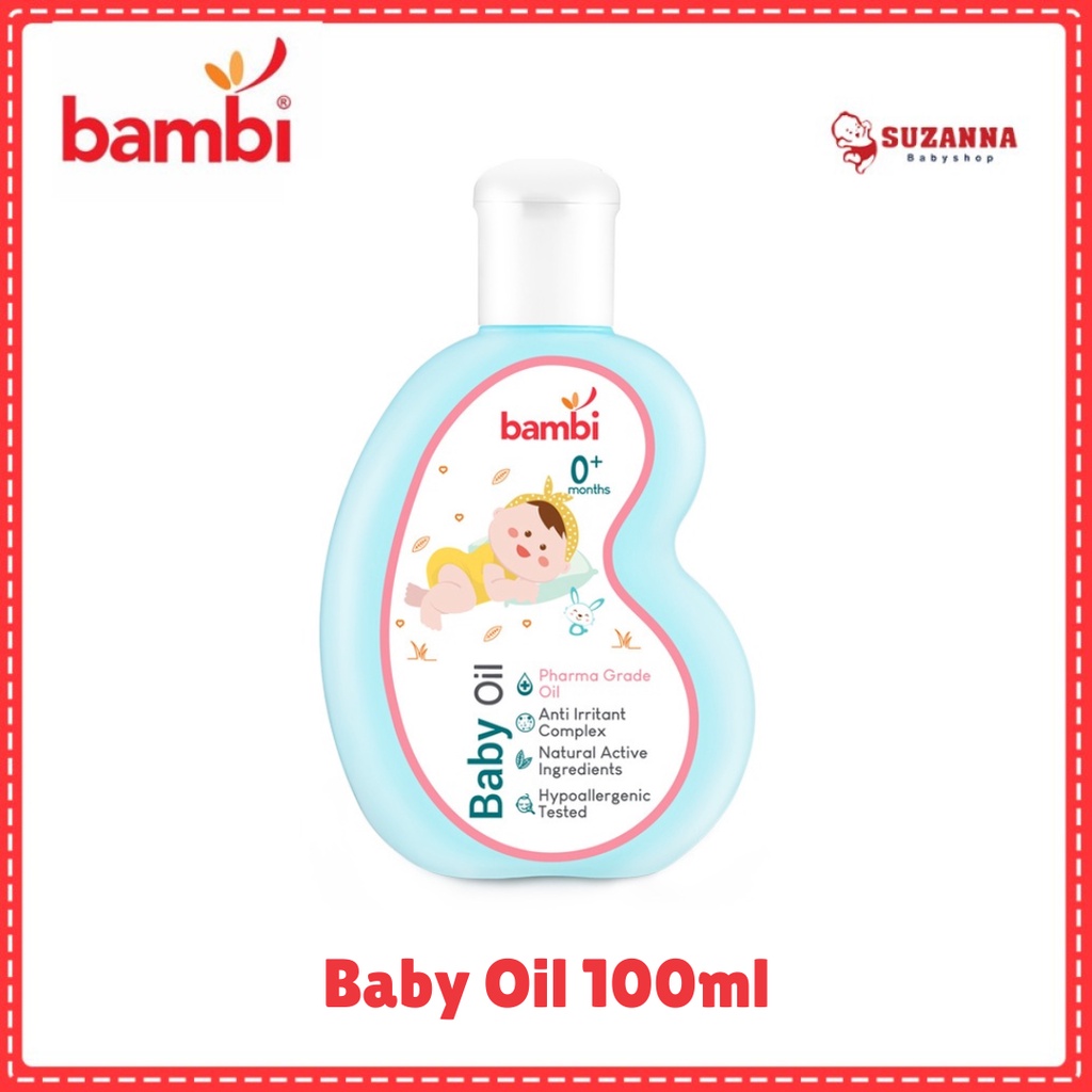 Jual Bambi Baby Oil 100ML | Shopee Indonesia