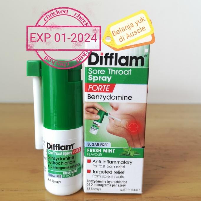 Jual Difflam Sore Throat Spray FORTE 88 Sprays - Original Product Australia | Shopee Indonesia