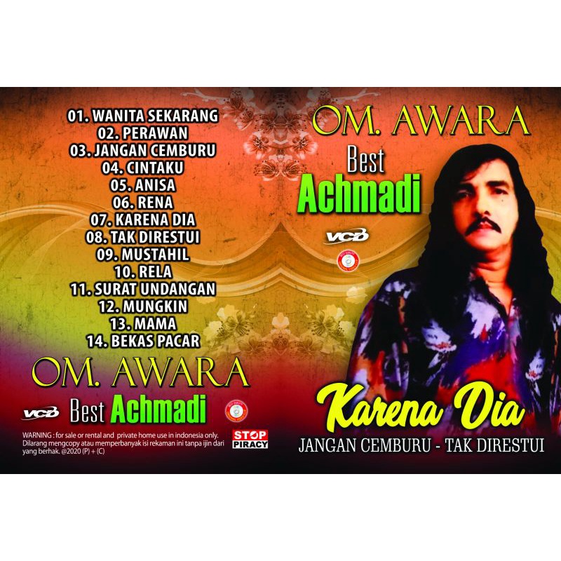 Jual KASET VCD LAGU MUSIK OM AWARA BEST AHMADI | Shopee Indonesia