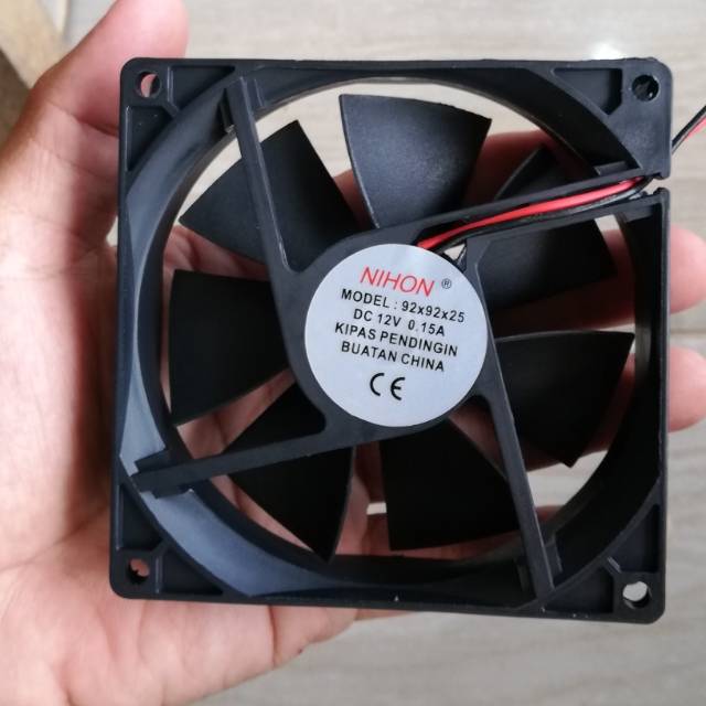 Jual KIPAS DC 9CM 12V FAN DC 9CM 12VOLT | Shopee Indonesia