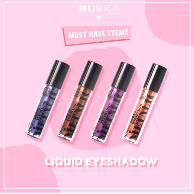 Jual Mukka Liquid Eyeshadow Metalic (Original) | Shopee Indonesia