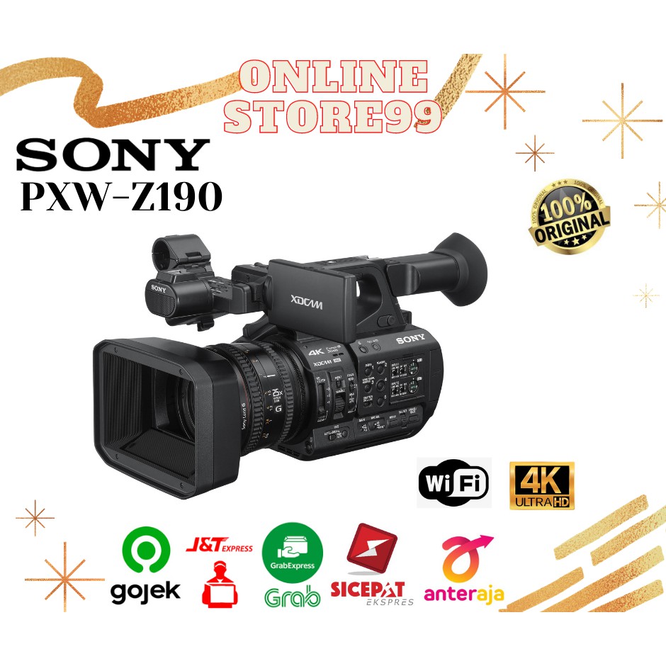 Jual Sony PXW-Z190 4K 3-CMOS 1/3 Inch Sensor XDCAM Camcorder / Z190 ...