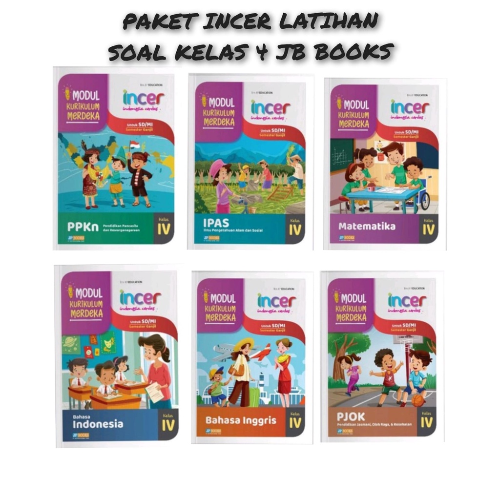 Jual Buku Siswa Modul Incer Latihan Soal SD/MI Kelas 4 Kurikulum Merdeka - JP Books | Shopee ...