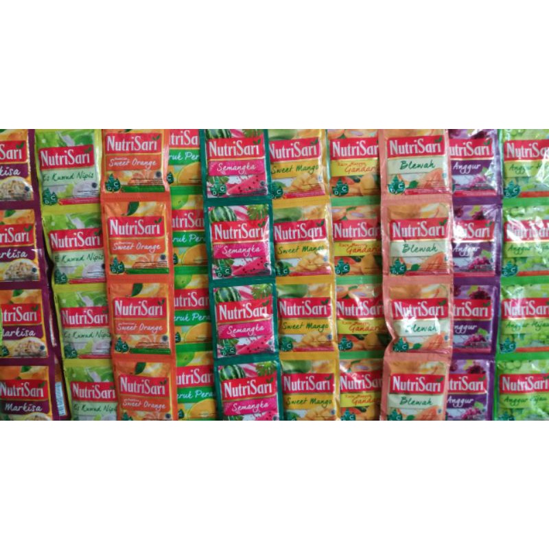 Jual Nutrisari all variant 1 renceng 10'S | Shopee Indonesia
