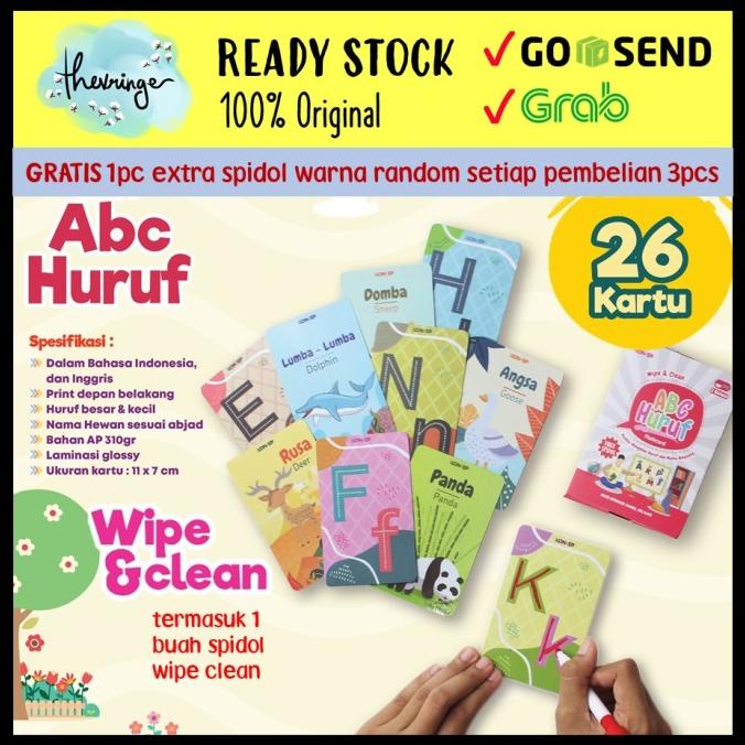 Jual Edukatif Flash Card Wipe Clean Huruf Hijaiyah Angka Berhitung ...