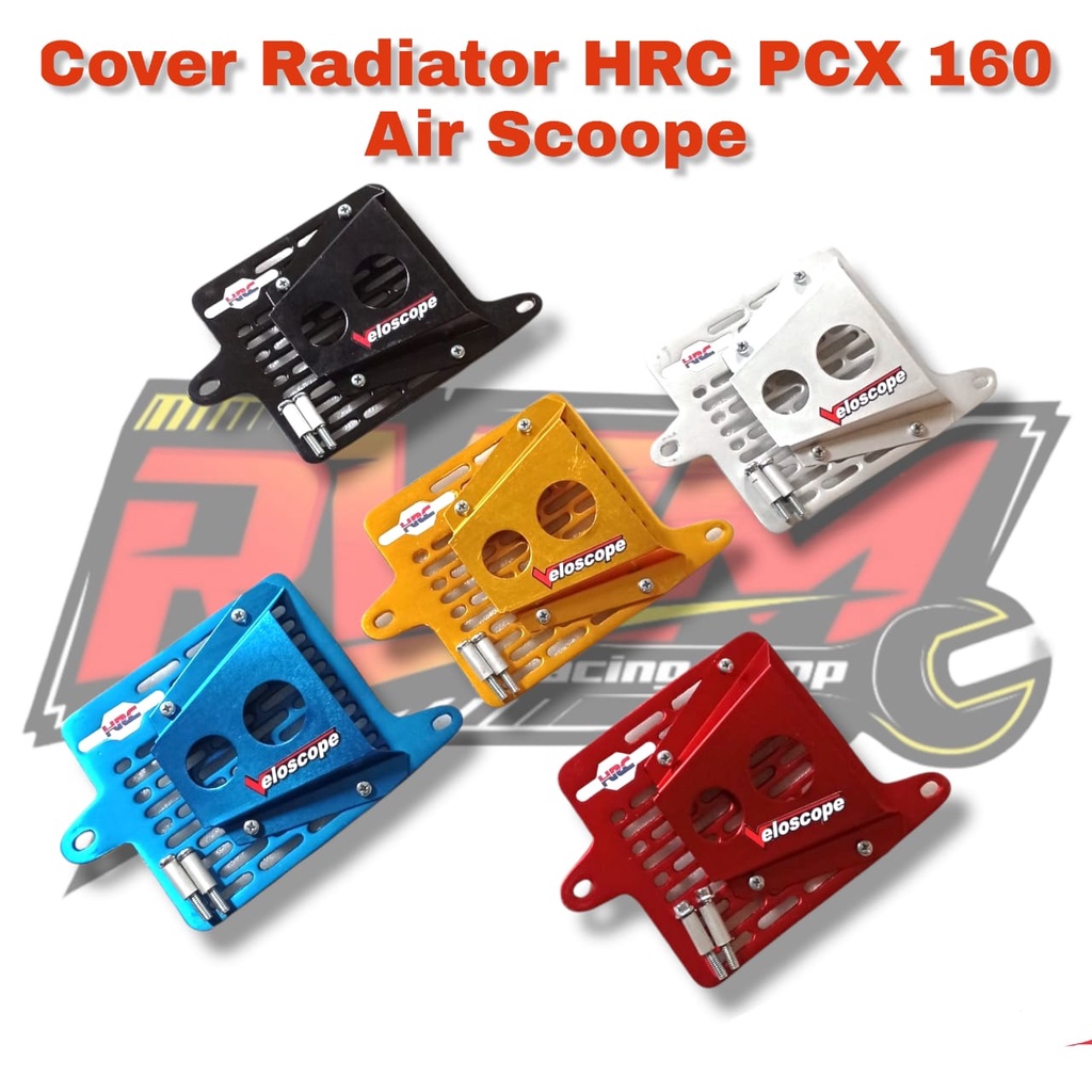 Jual Cover Tutup Radiator Hrc CNC Pnp Pcx 160 Motif garis Air Scope ...