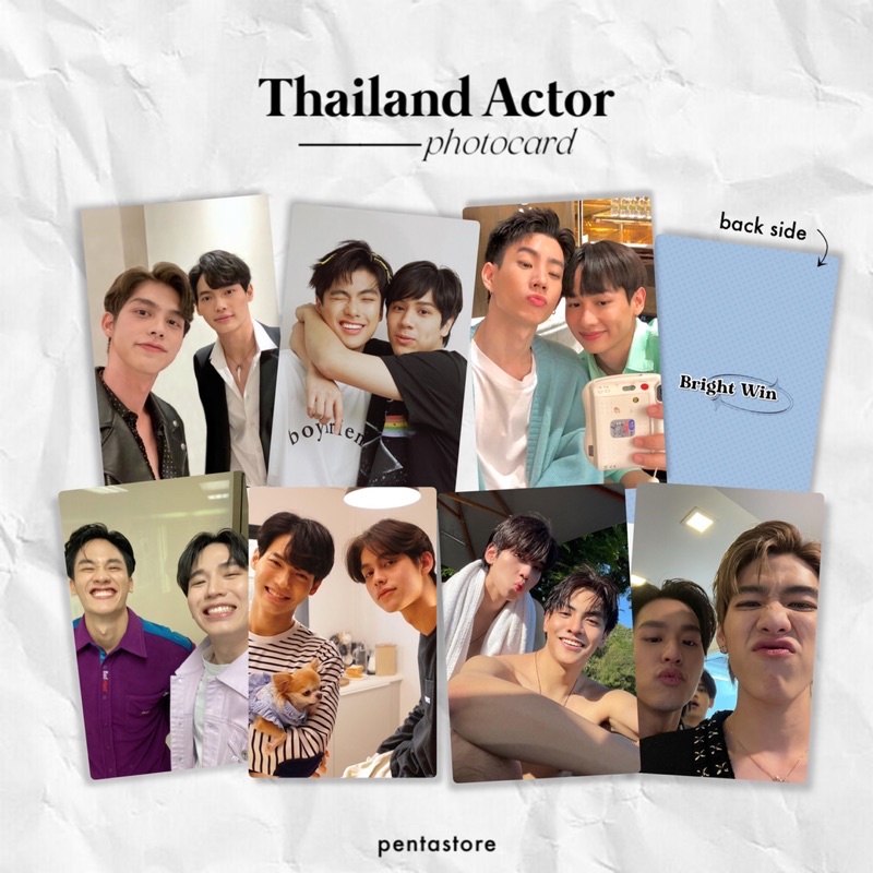 Jual Thailand Actor Photocard ⋆ Bright Win Ohm Nanon Off Tay New Joong ...