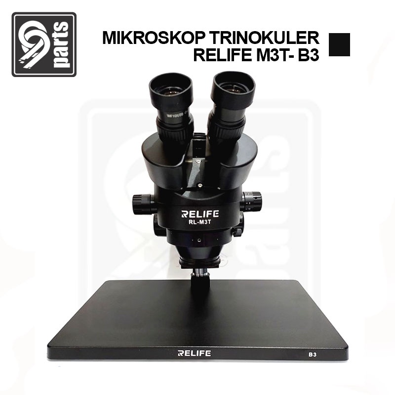 Jual Mikroskop Trinokuler Relife M3T-B3+LED Fullset Dengan Lensa ...