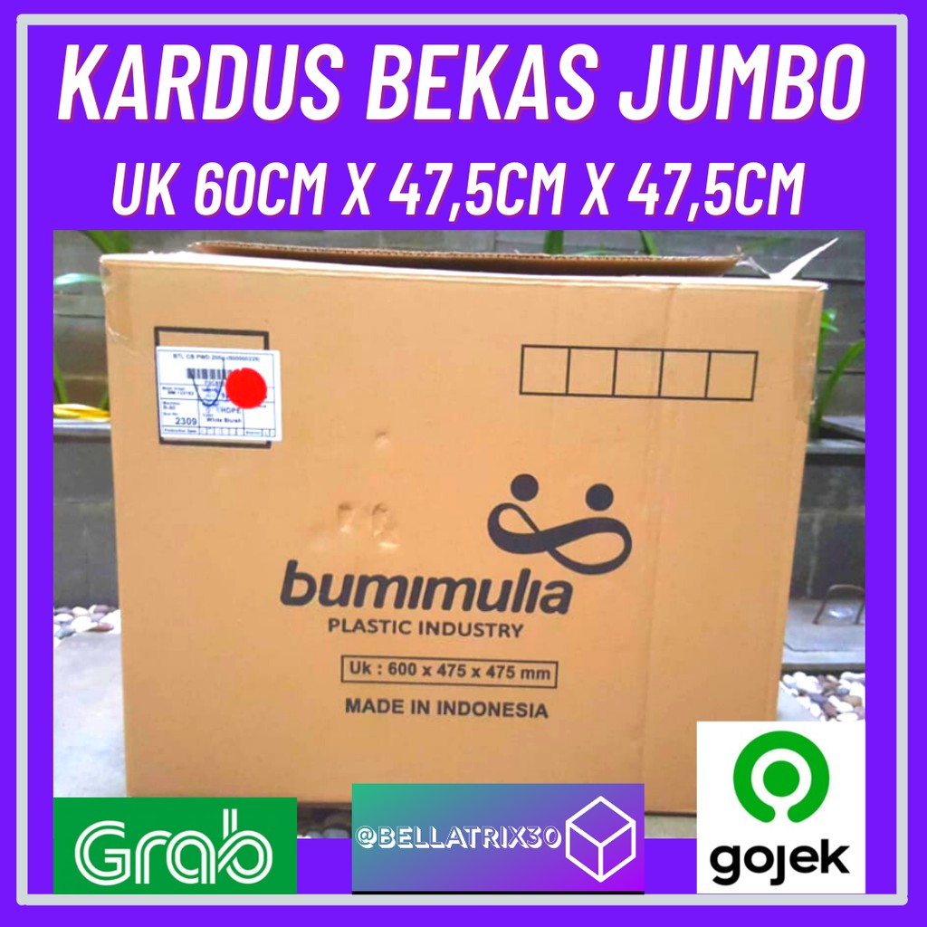Jual Kardus Bekas Besar Dus Packing Pindahan Jumbo Ukuran 60cm | Shopee ...