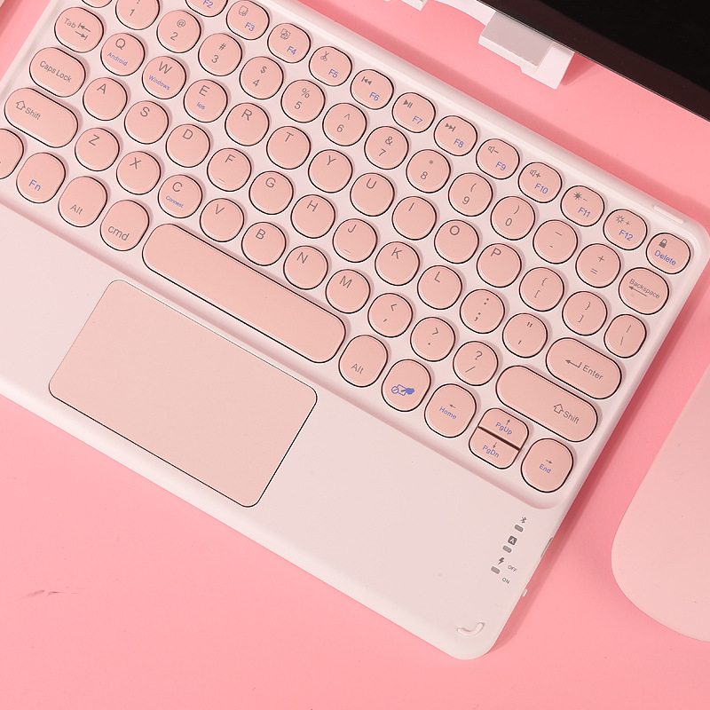 Jual GOOJODOQ Wireless Bluetooth Keyboard With Touchpad For iPad ...