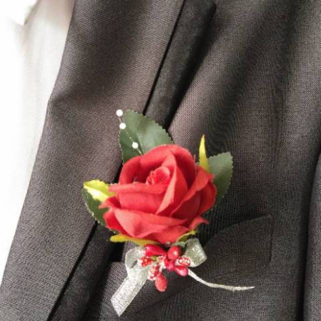 Jual Jas pengantin pria baju pengantin wanita korsase bunga jas wedding ...