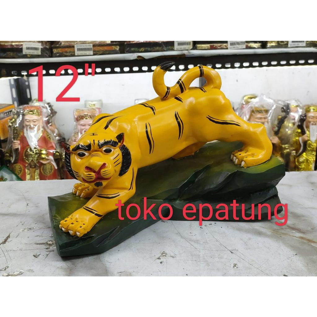 Jual patung dewa harimau kuning / 老虎 kuning - fiber - 12 inch - 03 ...