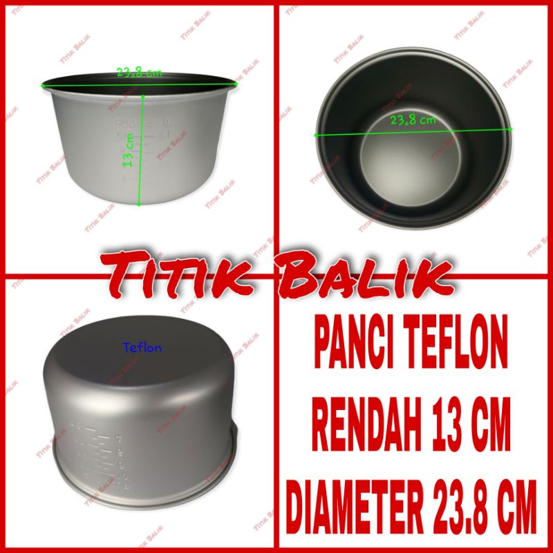 Jual Panci Teflon Magicom Rice Cooker Miyako 1.8 Liter Magic com Rendah ...