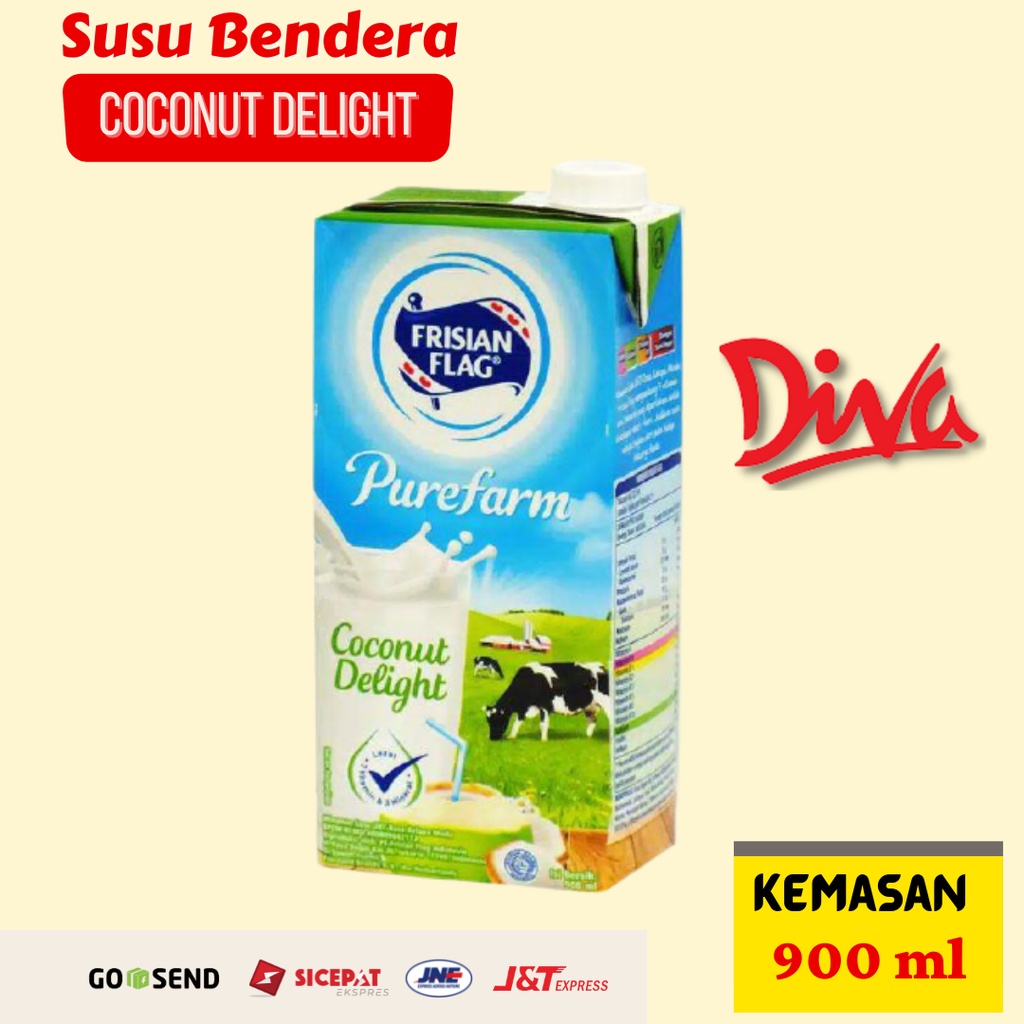 Jual [900ml] Susu Bendera coconut delight / Frisian Flag | Shopee Indonesia