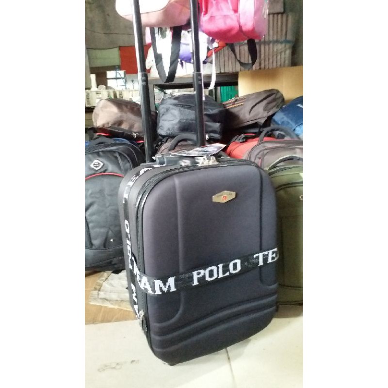 Jual Koper 16inch Polo Team,Kanvas Expand ( bisa lebarkan) | Shopee ...