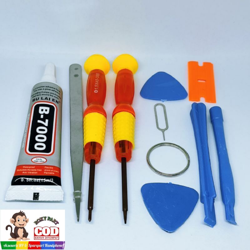 Jual OBENG SET 10 IN 1 TOOLSET OBENG ASUS OPPO VIVO SAMSUNG Advan BB ...