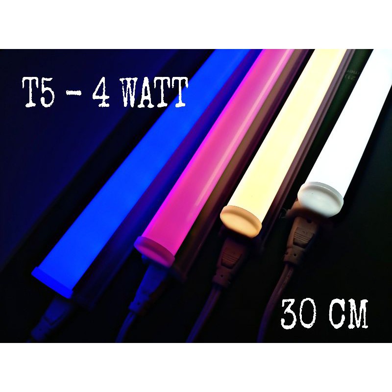 Jual T5 - 4 Watt Led Warna / Lampu TL Neon 30 cm | Shopee Indonesia