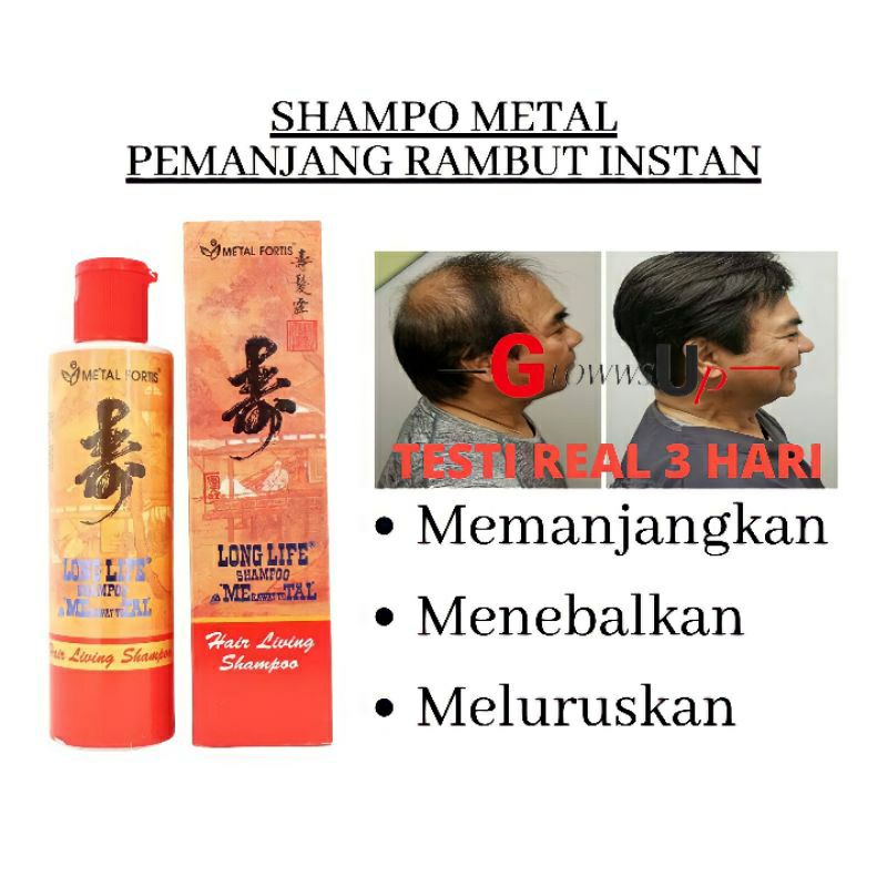 Jual SHAMPO METAL FORTIS PANJANGIN RAMBUT 100 ML | Shopee Indonesia