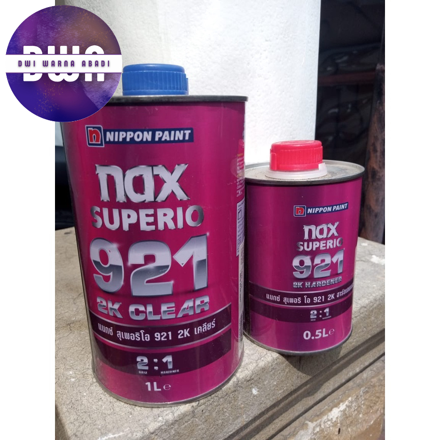 Jual NAX SUPERIO 921 2K CLEAR 2:1 NPPON PAINT / VERNIS / PERNIS | Shopee Indonesia