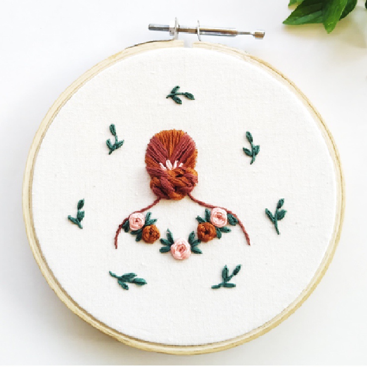 Jual [Artopia] 3D Bride Hair Embroidery Kit by HOOPIES ART / Peralatan ...