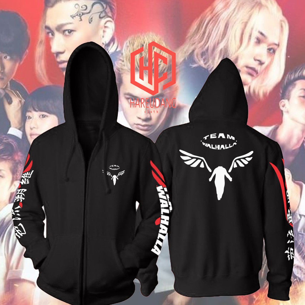 Jual HOODIE DEWASA TOKYO REVENGERS VALHALLA TEAM WALHALLA TEAM | Shopee ...
