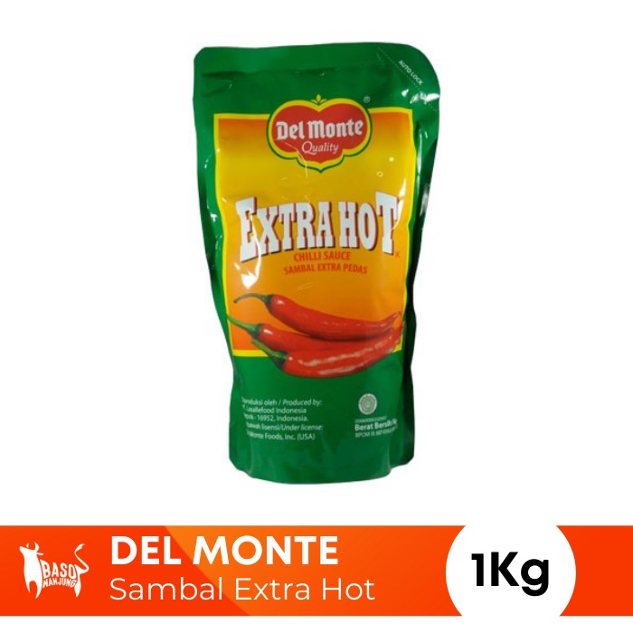 Jual Saus Sambal Del Monte Extra Hot 1 Kg | Shopee Indonesia