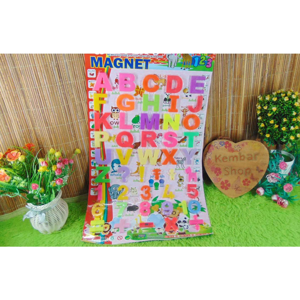 Jual ABC-188 HA M MAGNETIC HURUF DAN ANGKA BESAR | Shopee Indonesia
