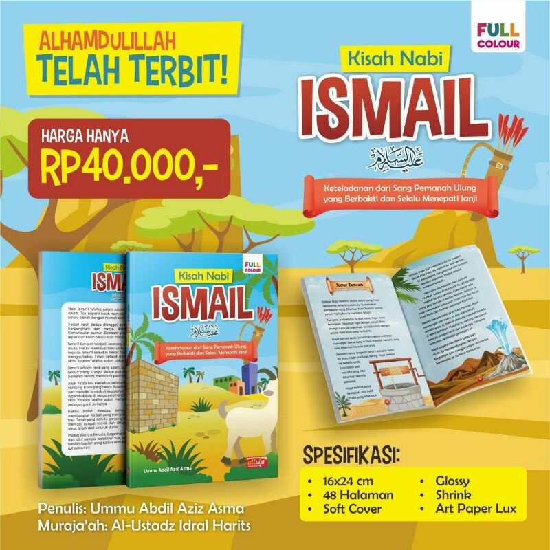 Jual Kisah Nabi Ismail 'alaihis salam | Shopee Indonesia