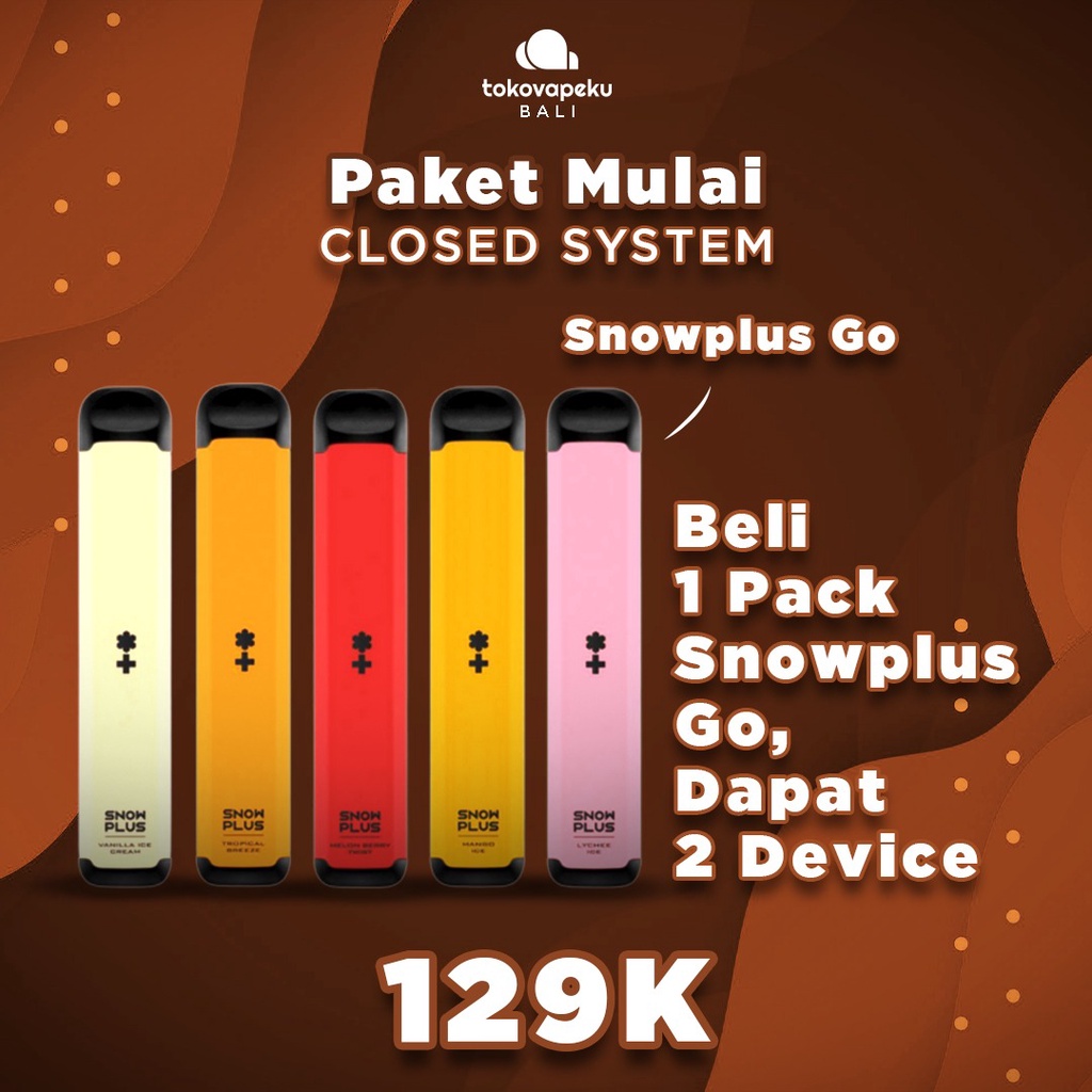 Jual SNOWPLUS GO DISPOSABLE PODS SNOWPLUS (1 PACK ISI 2) AUTHENTIC by ...