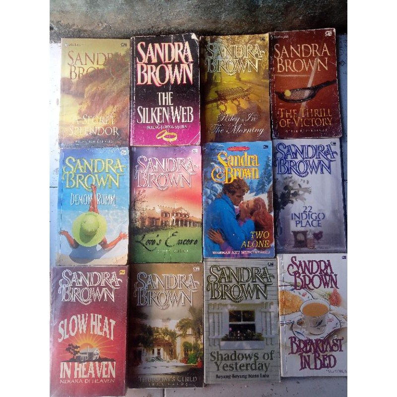 Jual Novel Sandra Brown 12 Buku | Shopee Indonesia